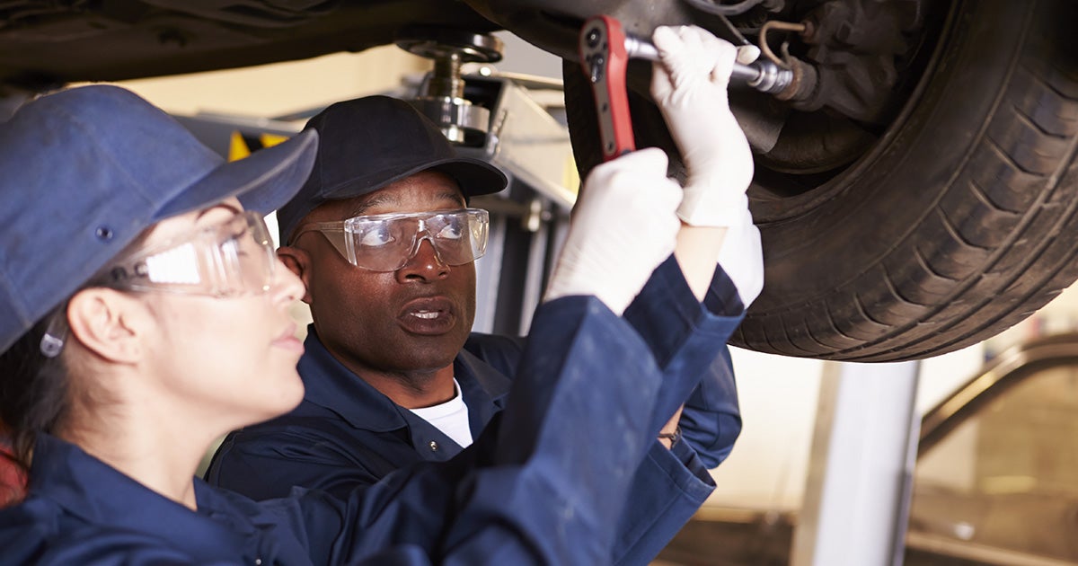OSHA SHARP technicians with safety goggles | NADA